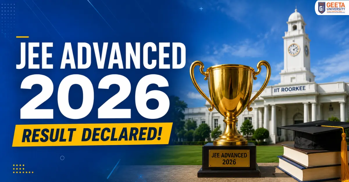 JEE Advanced 2026 Result Declared: AIR 1, Cutoff & Toppers List